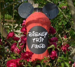 DIY Disney Trip Fund Bank With Kool-Aid