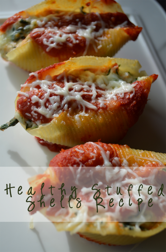 Healthy Stuffed Shells Recipe (#PastaFits)