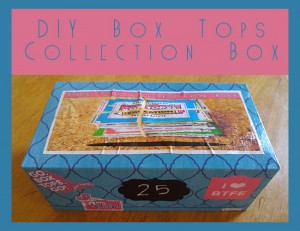 DIY Box Tops Collection Box #BTFE