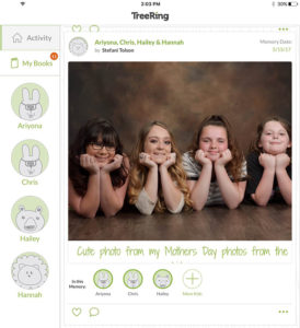 Store, Share & Print Your Child's Memories With The TreeRing Memories App
