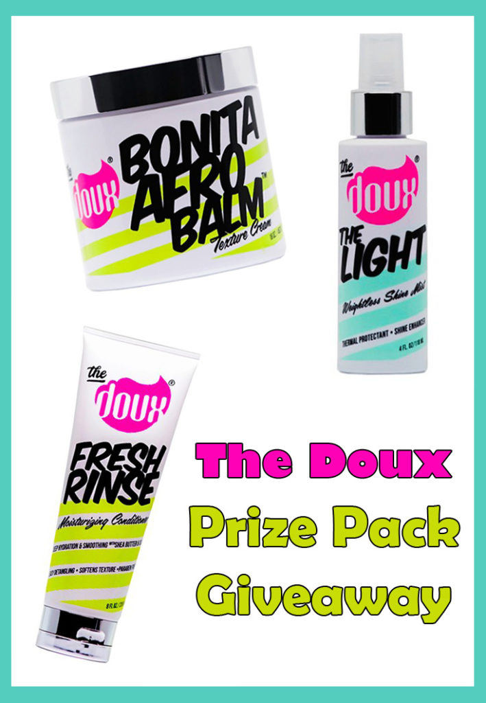 The Doux Hair Care Products + Prize Pack Giveaway