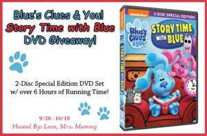 Blue's Clues & You! Story Time With Blue DVD Giveaway - Mom's Blog